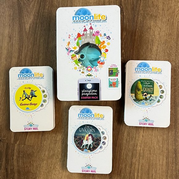 Moonlite | Toys | Moonlite Storybook Projector And 5 Storybooks | Poshmark